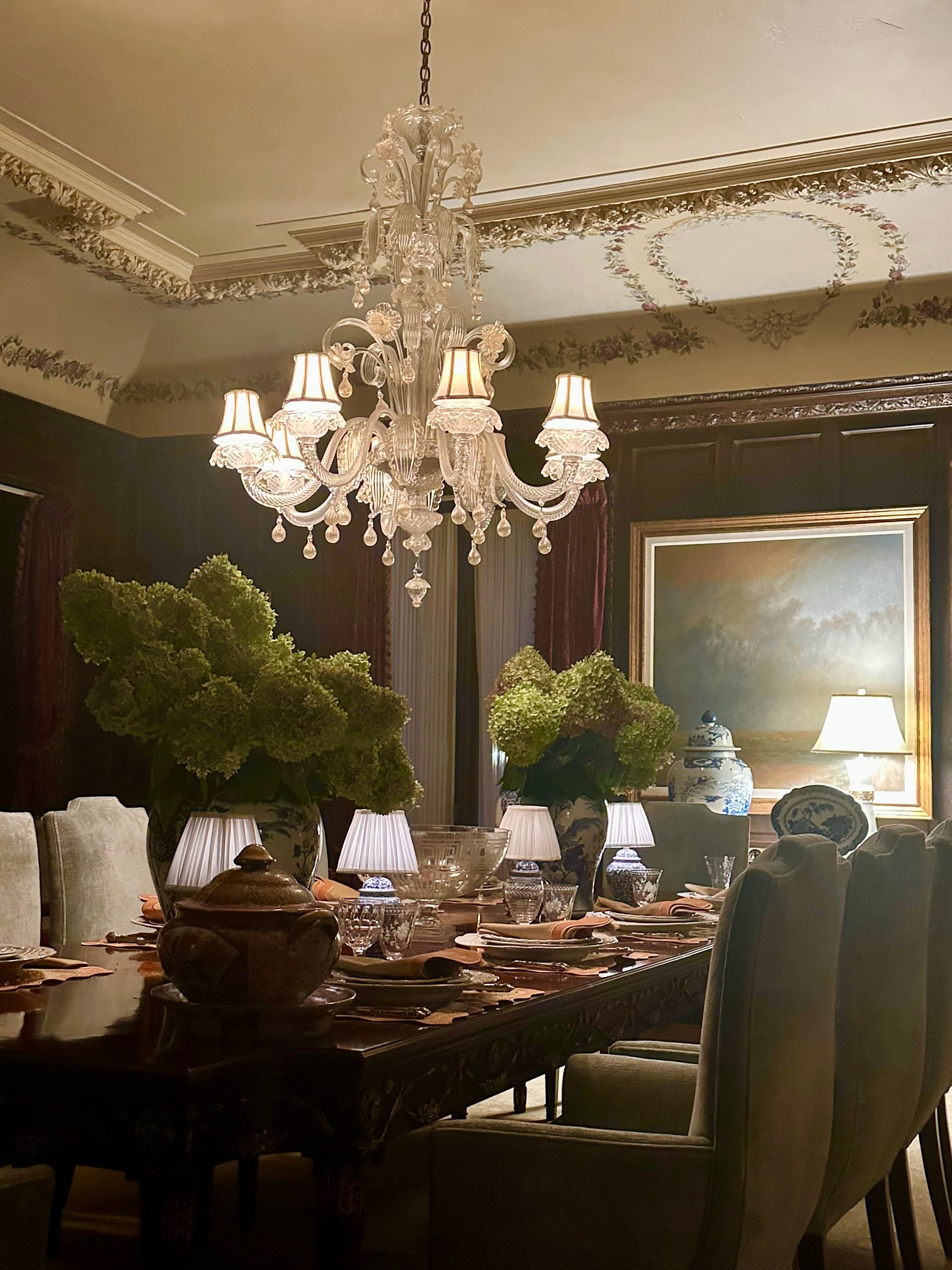Setting a fall themed table... - The Enchanted Home
